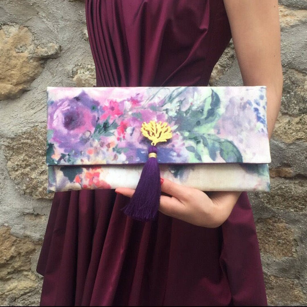Floral Clutch / Bridesmaids Gift / Wedding Clutch / Dinner Bag ...