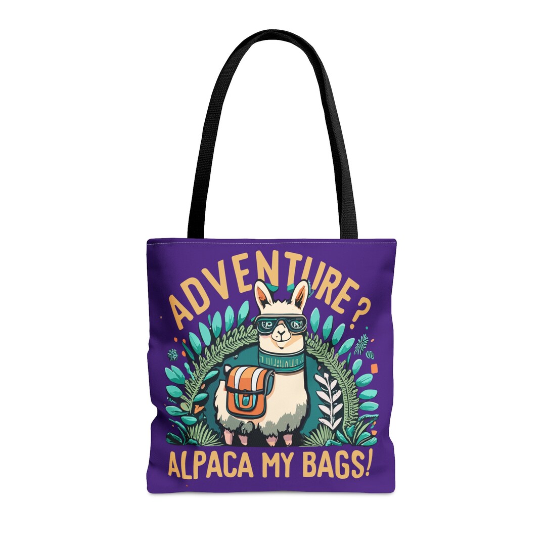 Alpaca Tote Bag, Alpaca Market Bag, Alpaca Bag, Cute Market Bag - Etsy