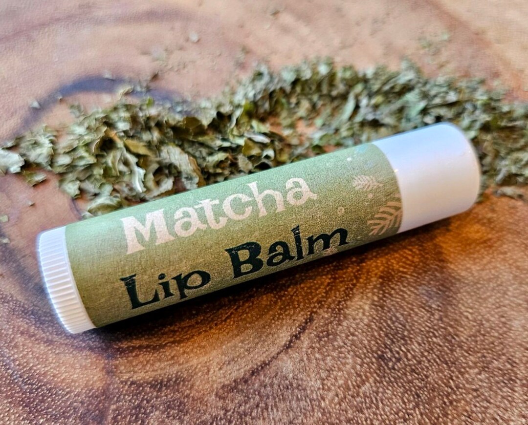 Matcha Tea Lip Balm - 100% Organic - Etsy