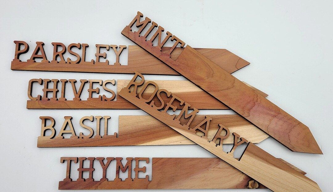 Red Cedar Earth-friendly Biodegradable Plant Markers - Etsy