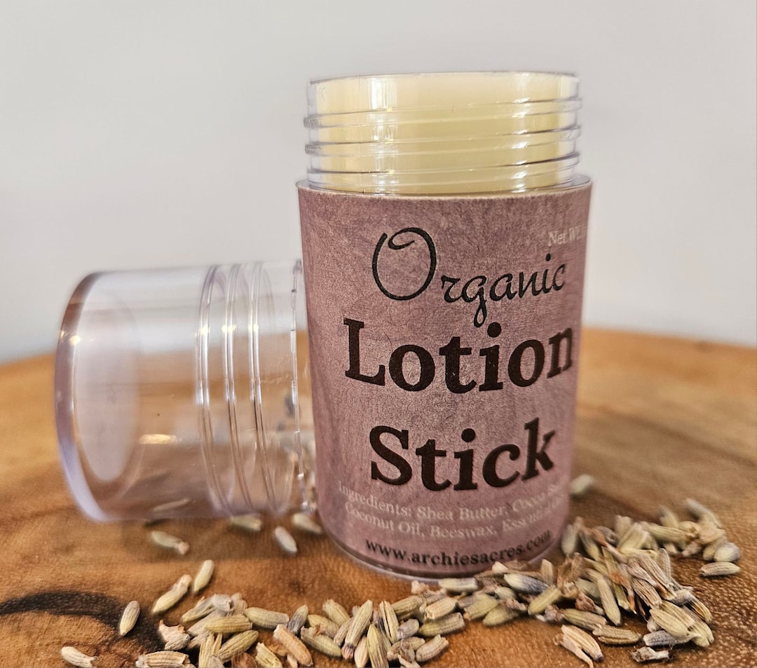 Custom Lotion Stick - 100% Organic - Etsy