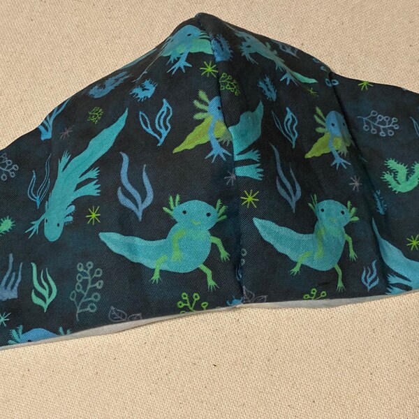 Axolotl Print Fabric - Etsy