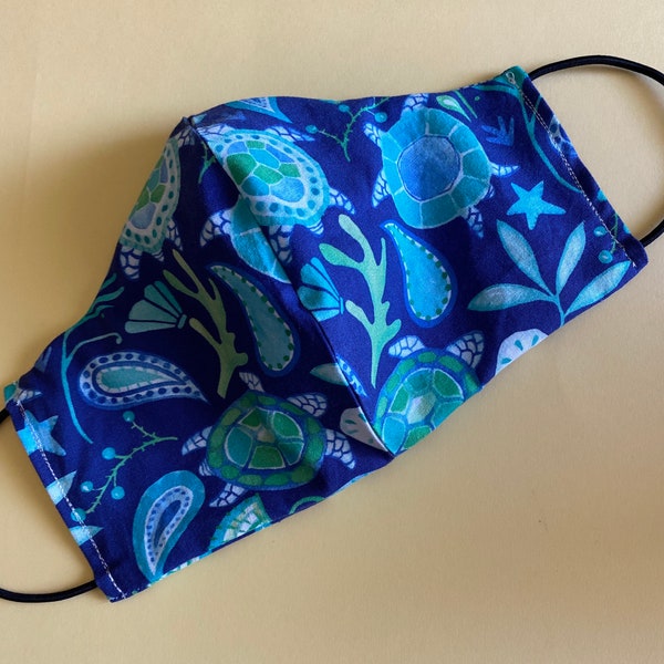 Sea Turtle Face Mask - Etsy