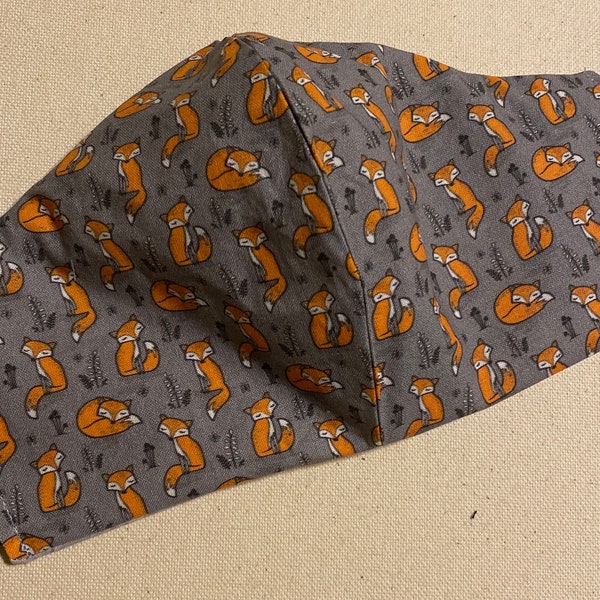 Fox Face Mask - Etsy
