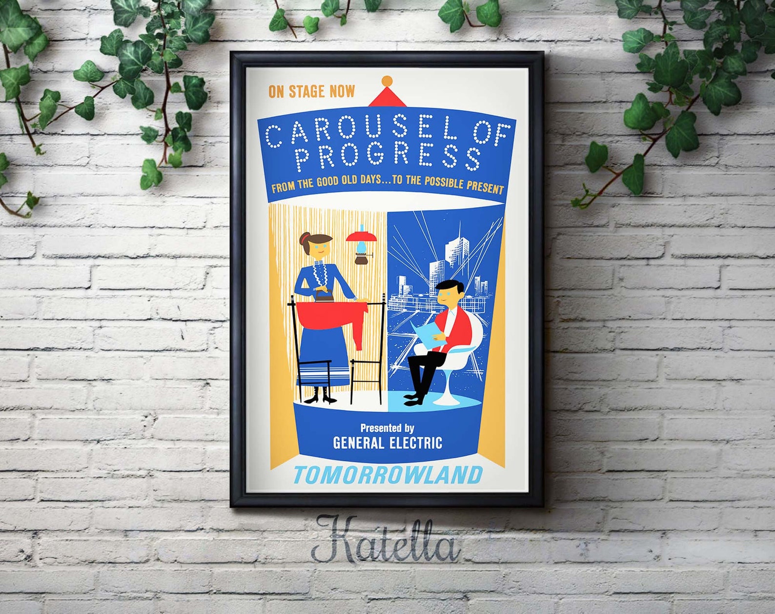 Carousel of Progress Vintage Disney World Disneyland - Etsy