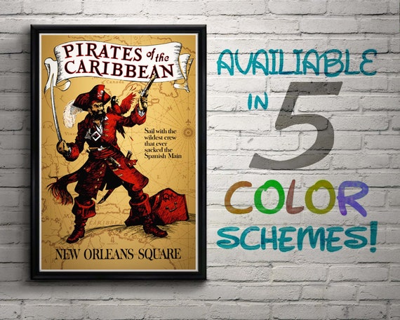 Vintage Pirate Poster