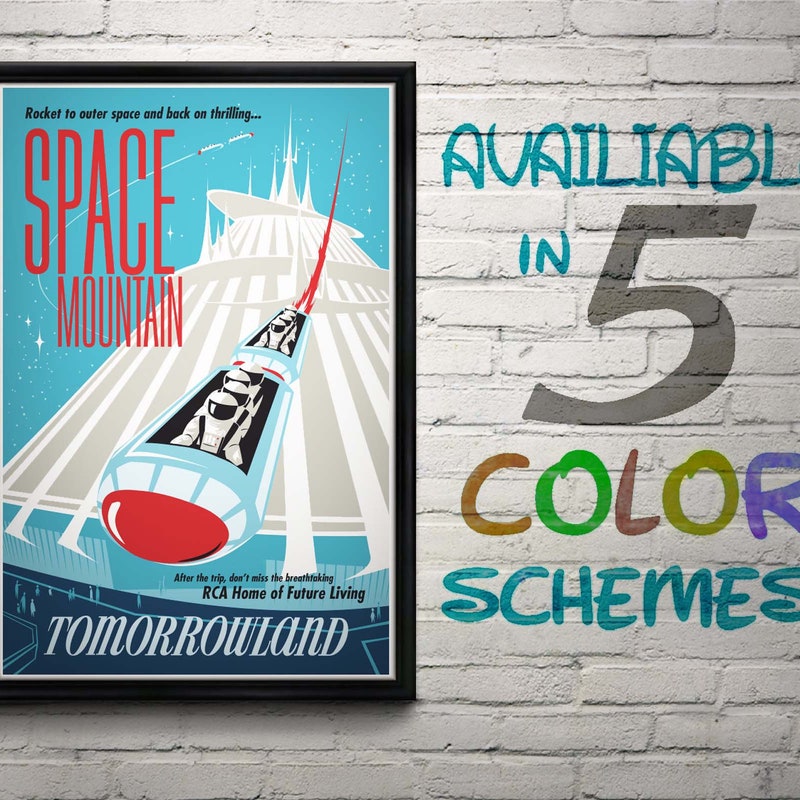 Retro Astronaut Poster - Etsy