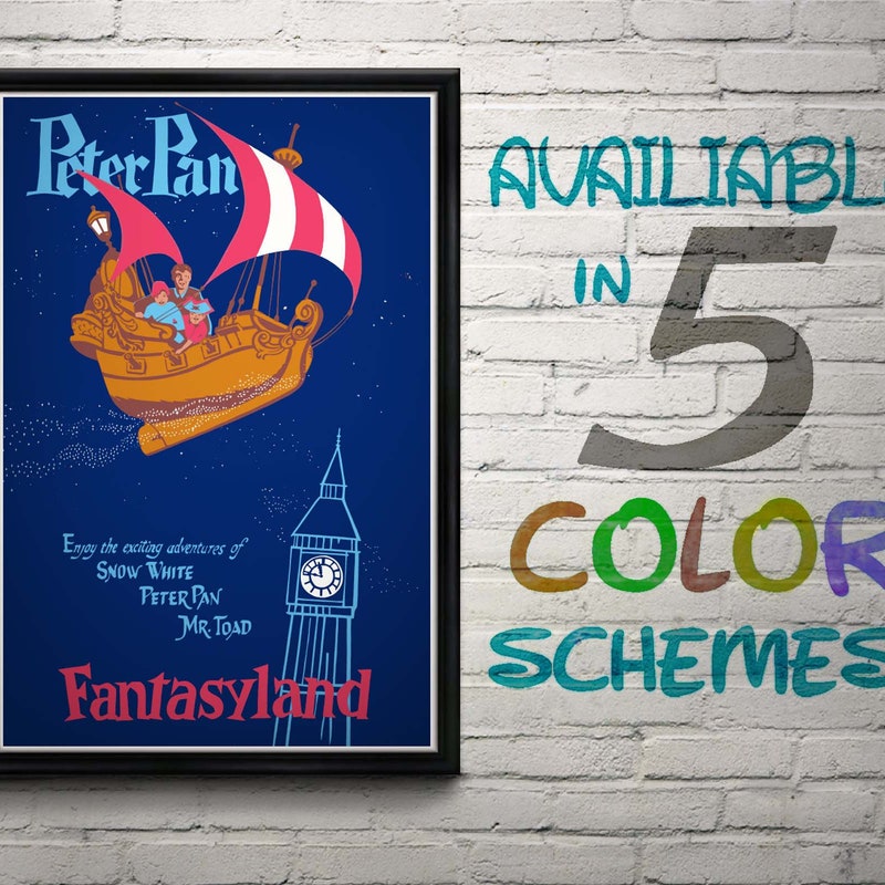 Peter Pan Poster - Etsy