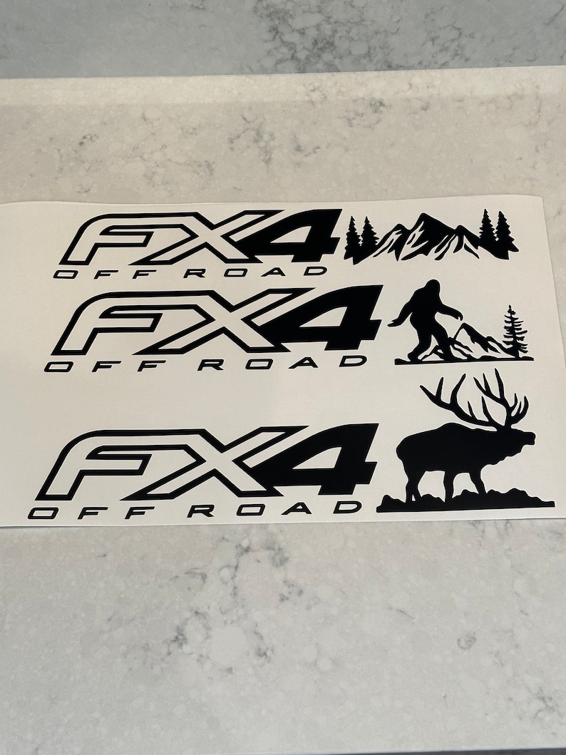 Ford FX4 Decals - Hunting/fishing/outdoors/sports - Etsy