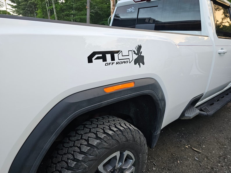 GMC AT4 Decals - Hunting/fishing/outdoors/sports - Etsy
