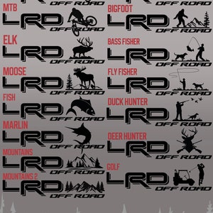 Lexus LRD off Road Decals - Hunting/ Fishing/ Sports/ Outdoors - Etsy
