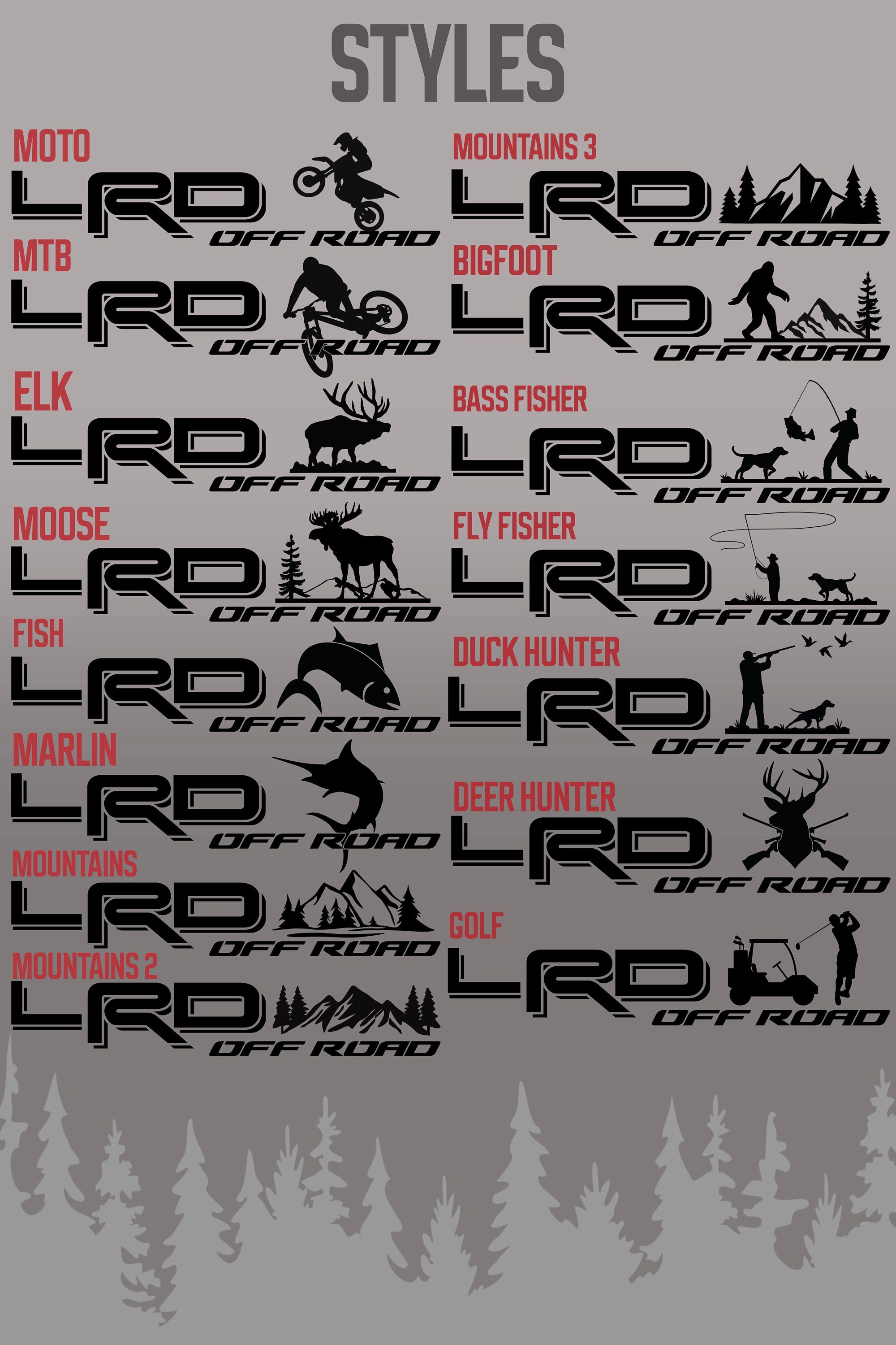 Lexus LRD off Road Decals - Hunting/ Fishing/ Sports/ Outdoors - Etsy