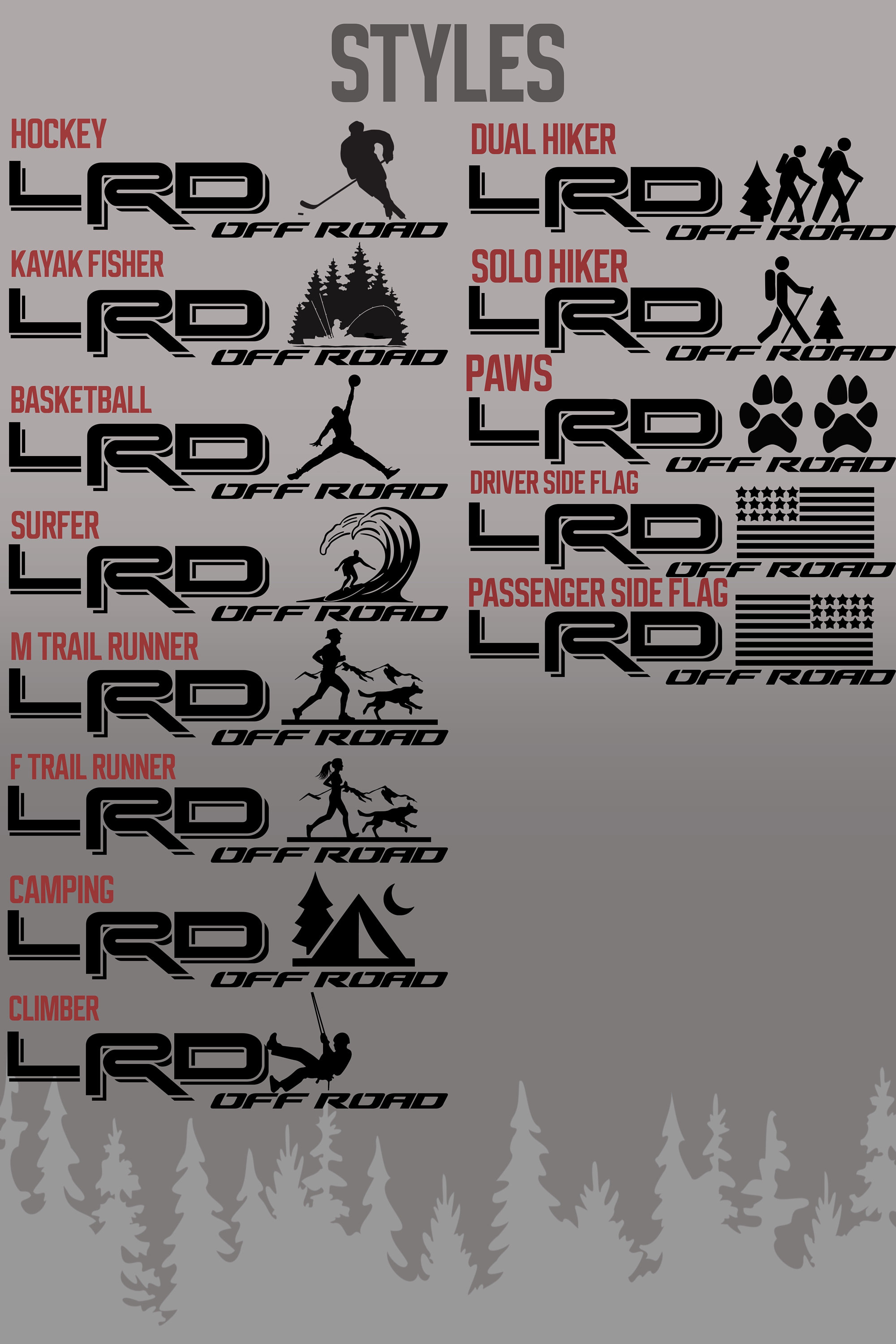 Lexus LRD off Road Decals Hunting/ Fishing/ Sports/ Outdoors - Etsy