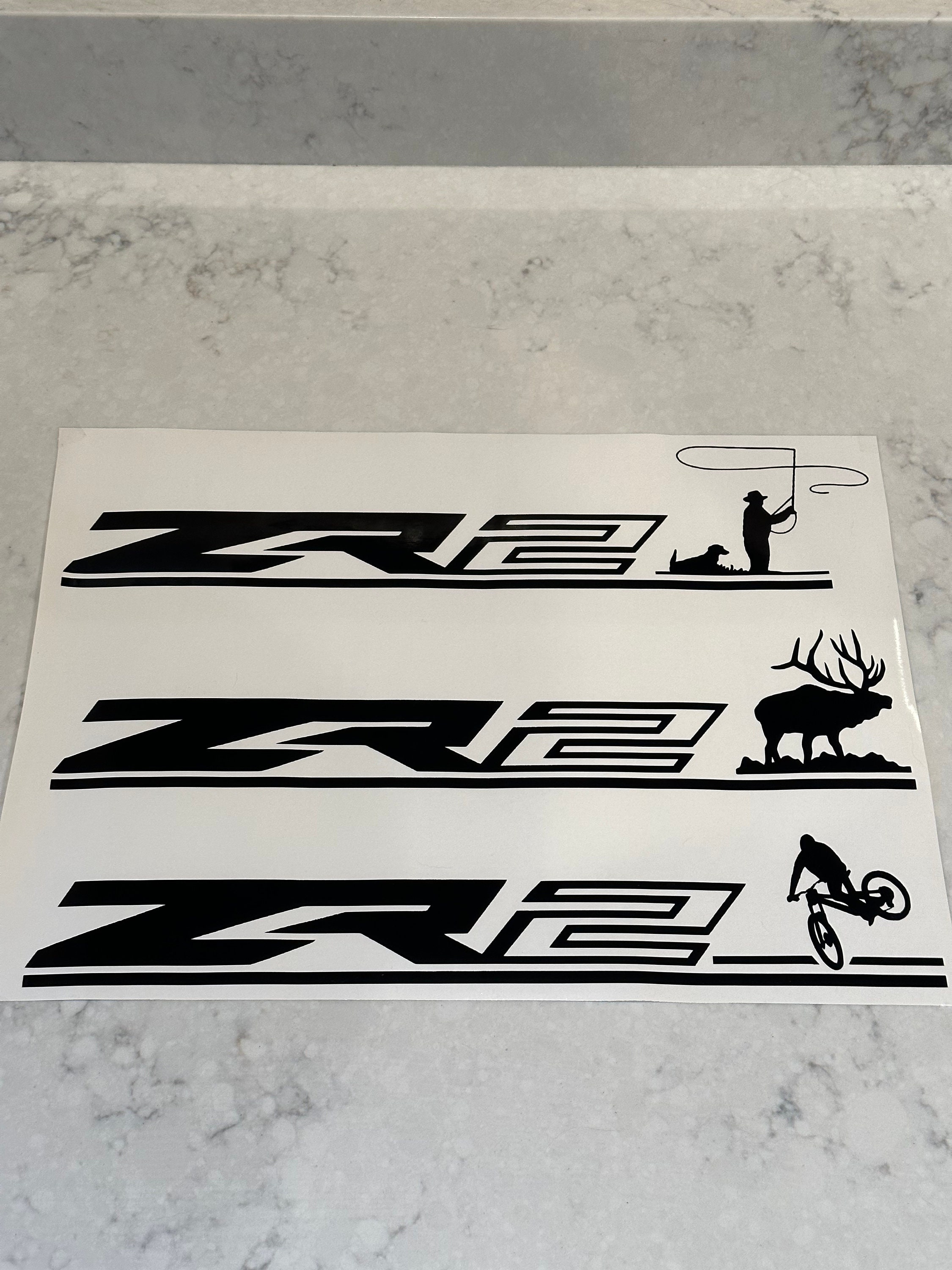 Chevy ZR2 Decal Fishing / Hunting / Outdoors / Sports - Etsy