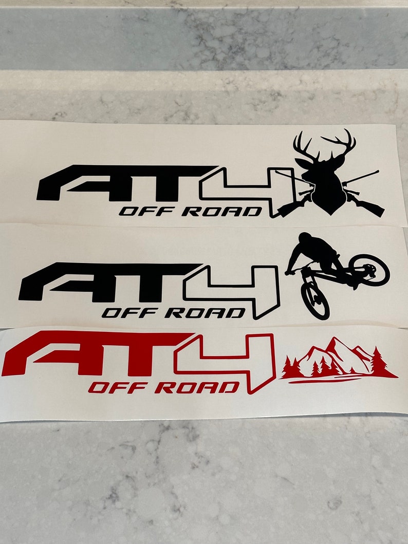 GMC AT4 Decals - Hunting/fishing/outdoors/sports - Etsy