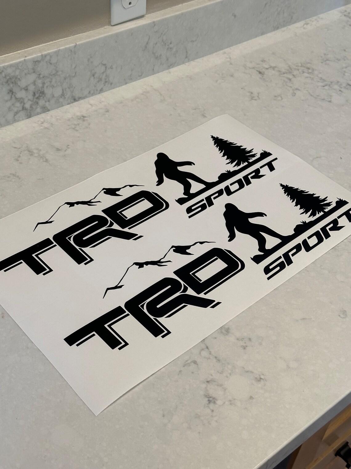 Toyota TRD SPORT Decals Fishing / Hunting / Sports / - Etsy