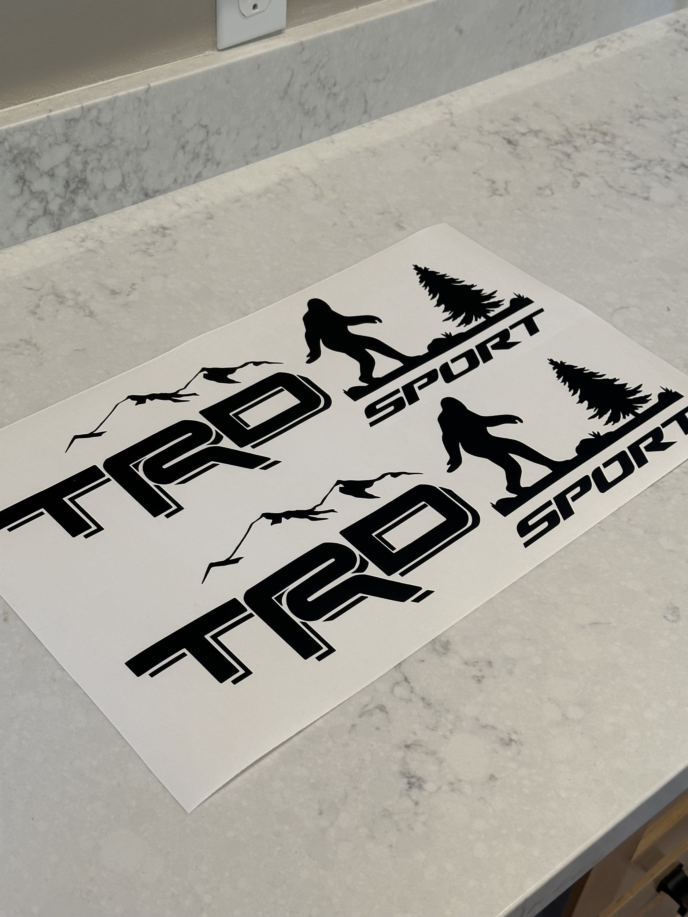 Toyota TRD SPORT Decals Fishing / Hunting / Sports / - Etsy