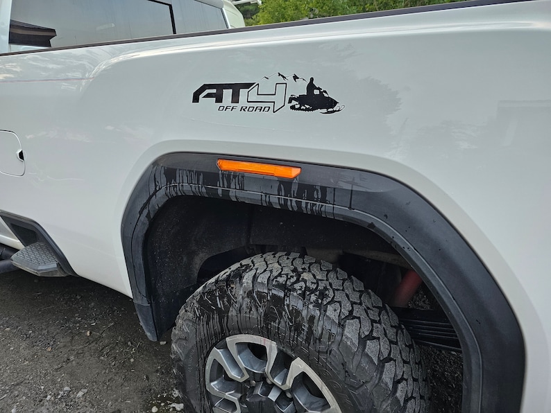 GMC AT4 Decals - Hunting/fishing/outdoors/sports - Etsy