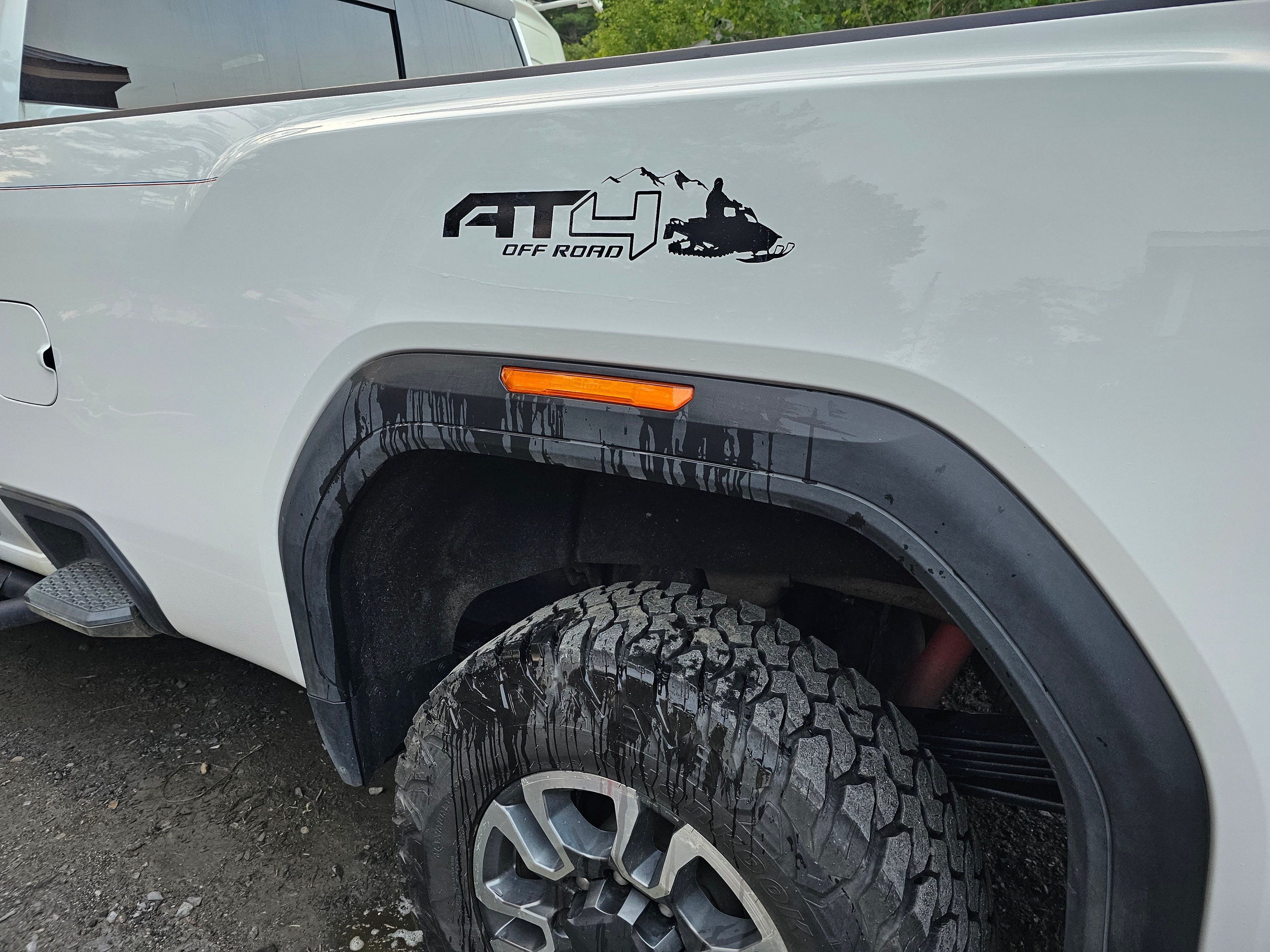 GMC AT4 Decals Hunting/fishing/outdoors/sports - Etsy