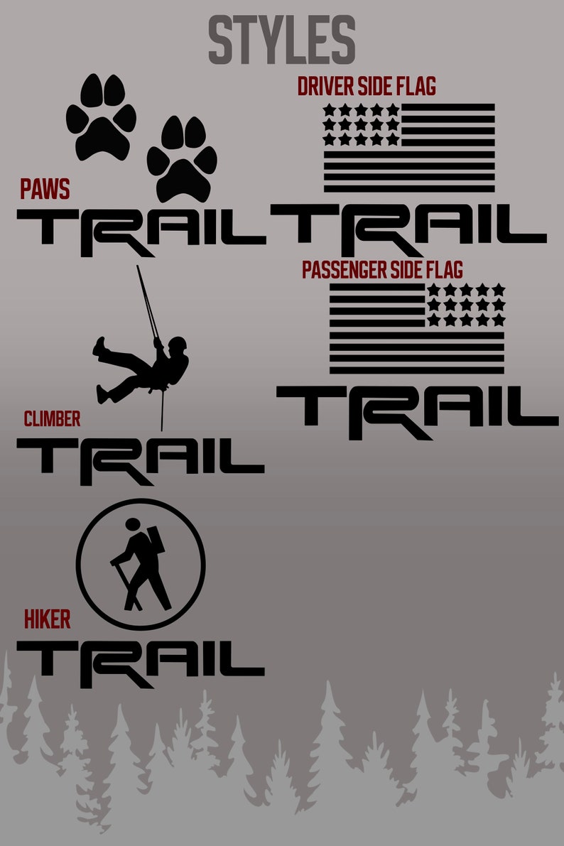 4runner Trail C-post Decal - Hunting / Fishing / Outdoors / Sports - Etsy