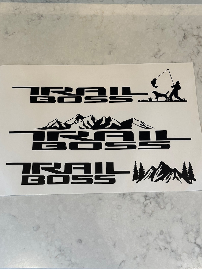 Trail Boss Decal Hunting / Fishing / Outdoors / Sports - Etsy