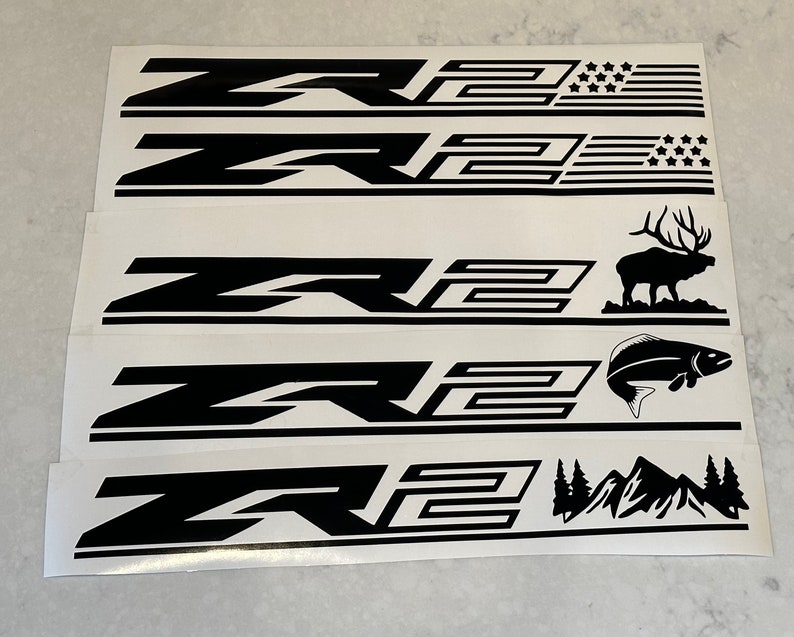 Chevy ZR2 Decal- Fishing / Hunting / Outdoors / Sports - Etsy