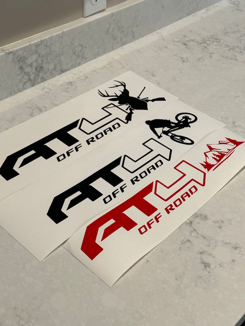 GMC AT4 Decals - Hunting/fishing/outdoors/sports - Etsy