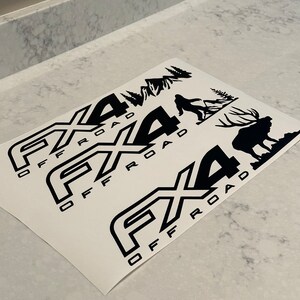 Ford FX4 Decals - Hunting/fishing/outdoors/sports - Etsy