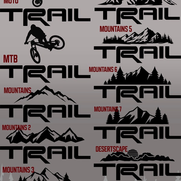 Trail Decal - Etsy