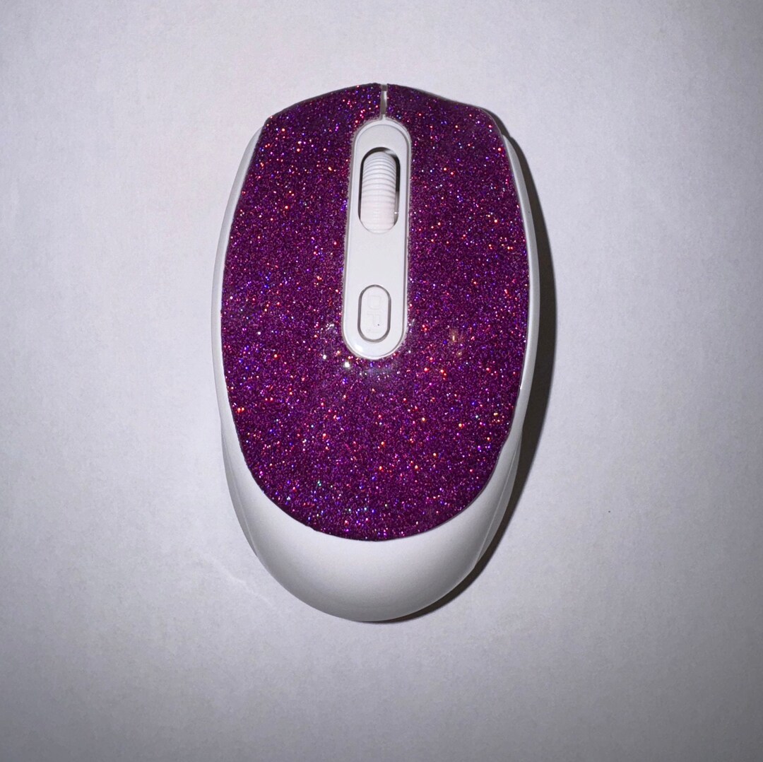 Glitter Wireless Mouse (uses USB Port) - Etsy