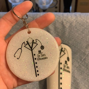 Customizable Doctor Glitter Tumbler - Etsy