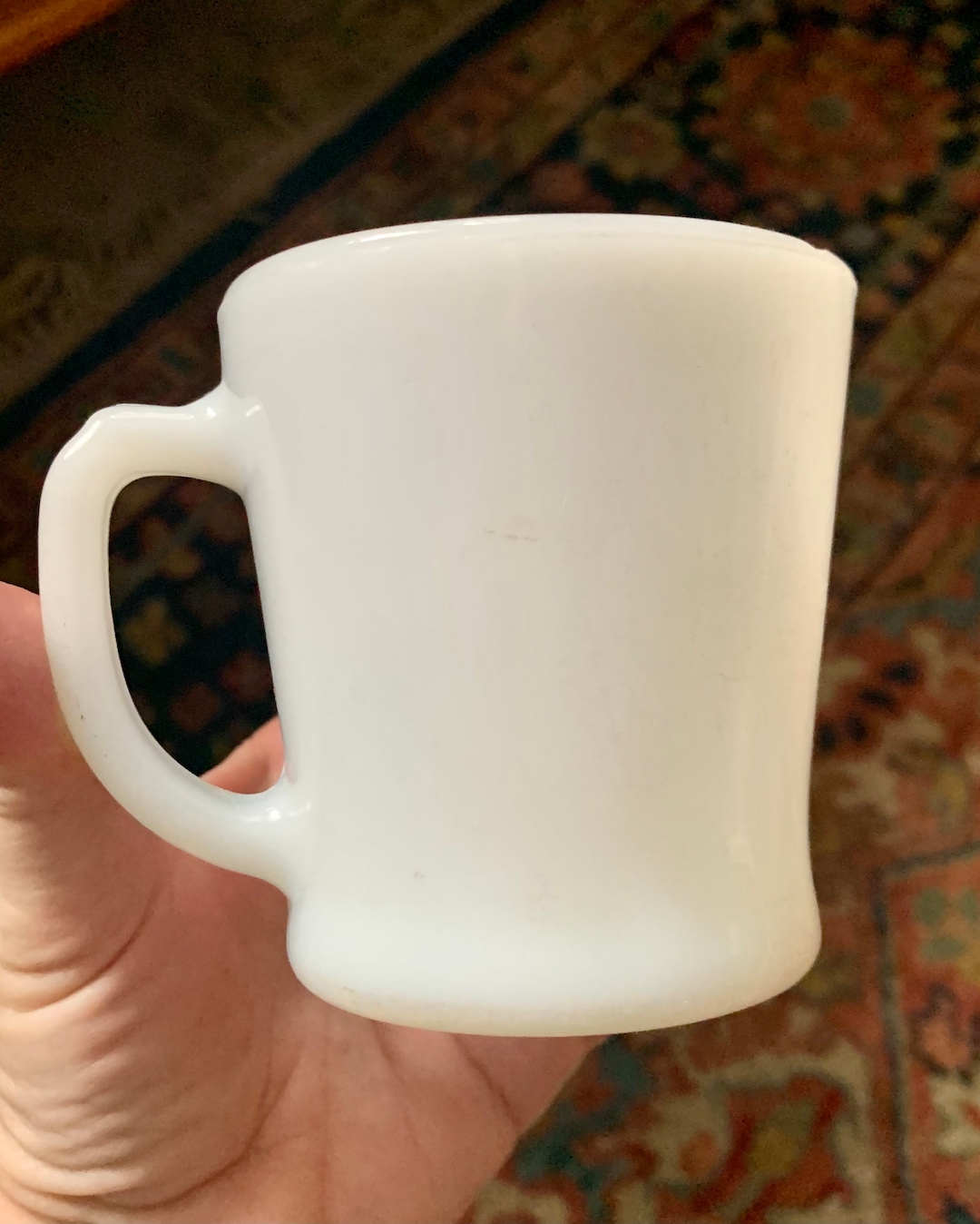 Fire King by Anchor Hocking Milk Glass Coffee Mug Tea Cup White Vintage ...