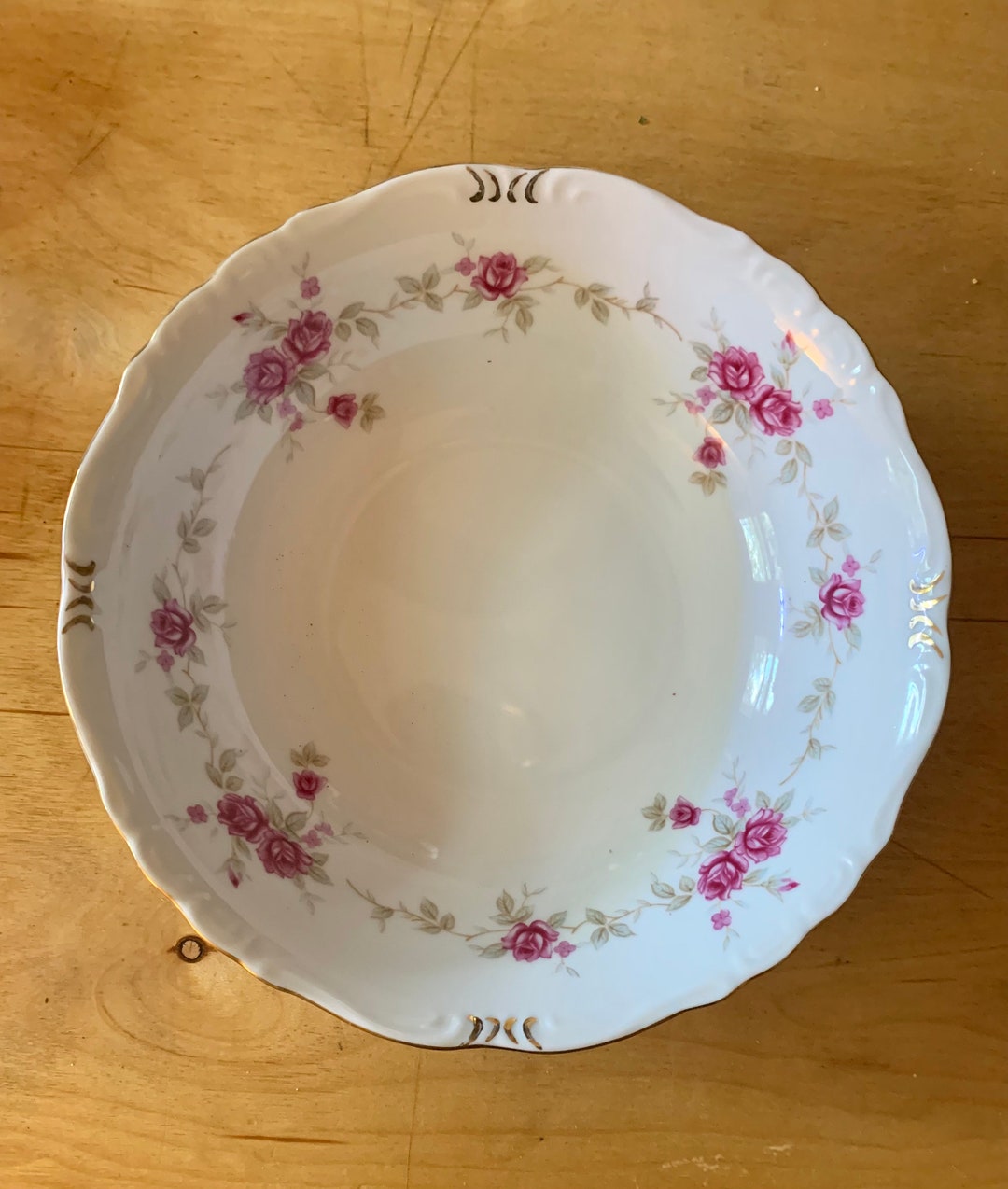 Vintage Norleans Caroline Pattern Serving Vegetable Bowl Made in Japan ...