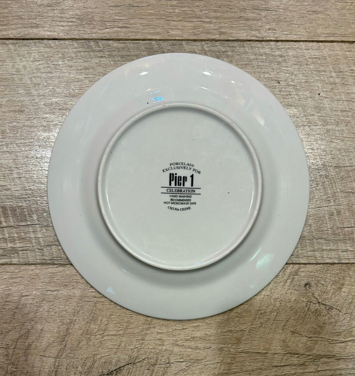 Discontinued Pier 1 Celebration Accent Salad Plate Red White Blue Star ...