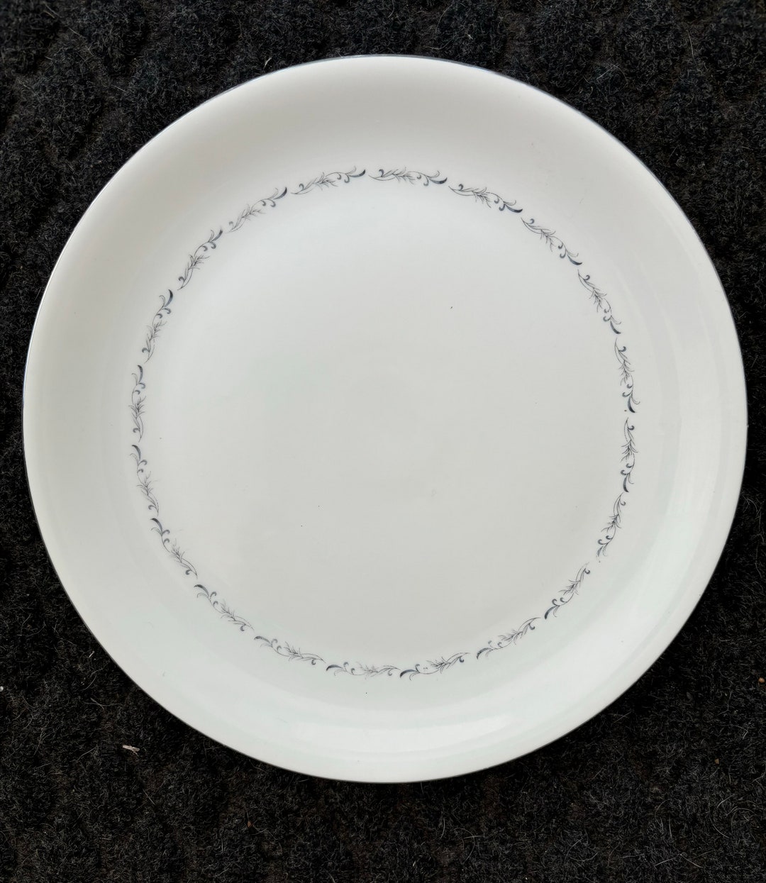 RARE Mt. Hira Blue Trells Round Serving Platter Plate Dish MCI 6008 ...