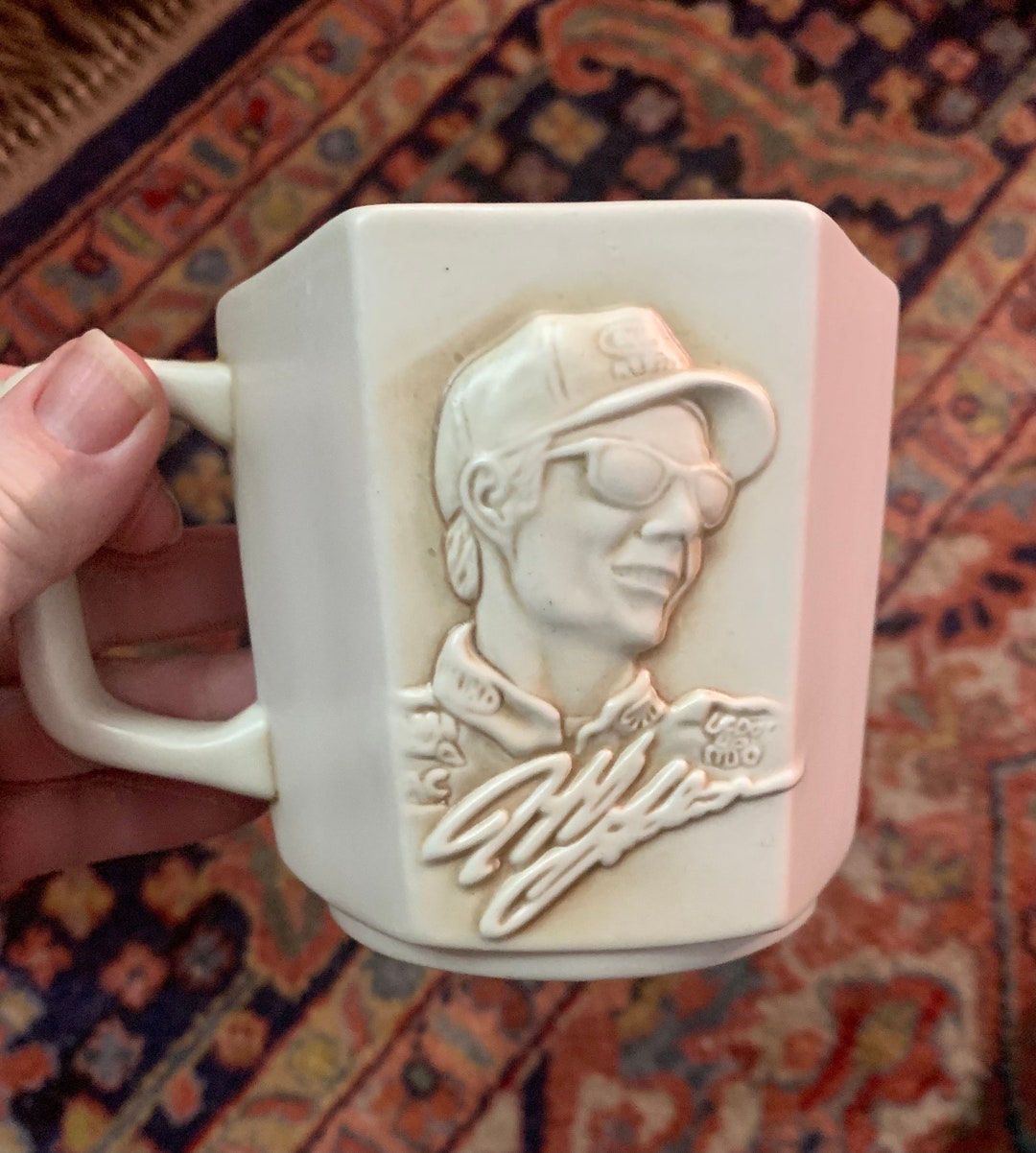 1997 Jeff Gordon Number 24 Vintage NASCAR Coffee Mug Beige - Etsy