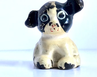 Vintage HUBLEY HINES Pup Puppy Dog Fido Cast Iron Figural Figurine ...