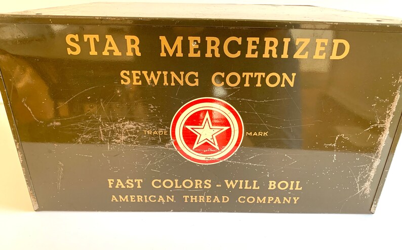 Cool Vintage 4 Drawer Display Cabinet for Star Threads - Etsy