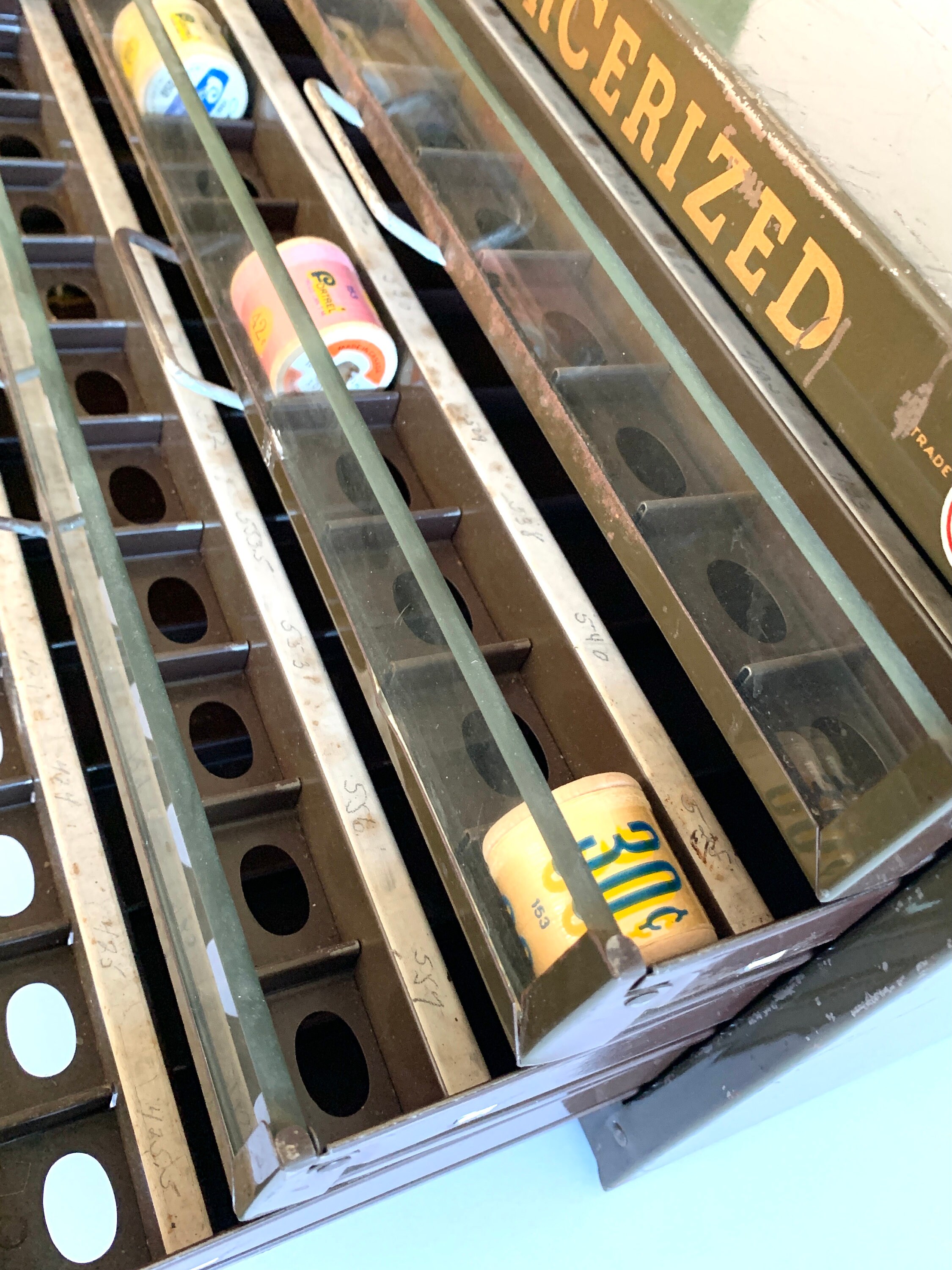 Cool Vintage 4 Drawer Display Cabinet for Star Threads - Etsy