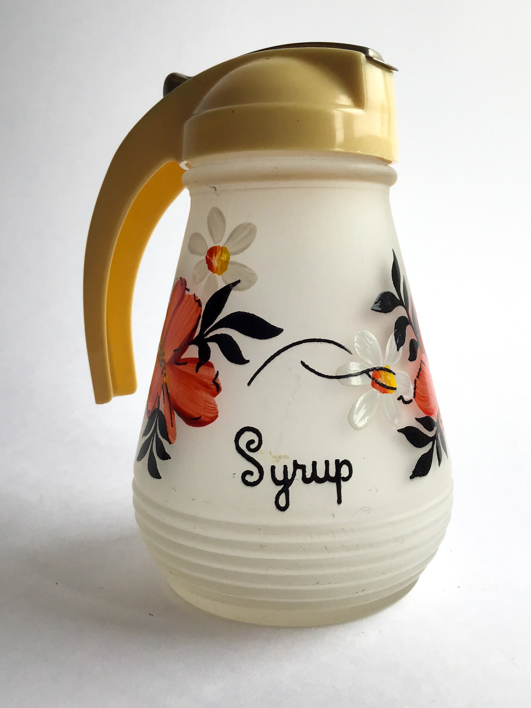 Maple Syrup Season - Vintage Hazel Glass Syrup Pitcher - Etsy