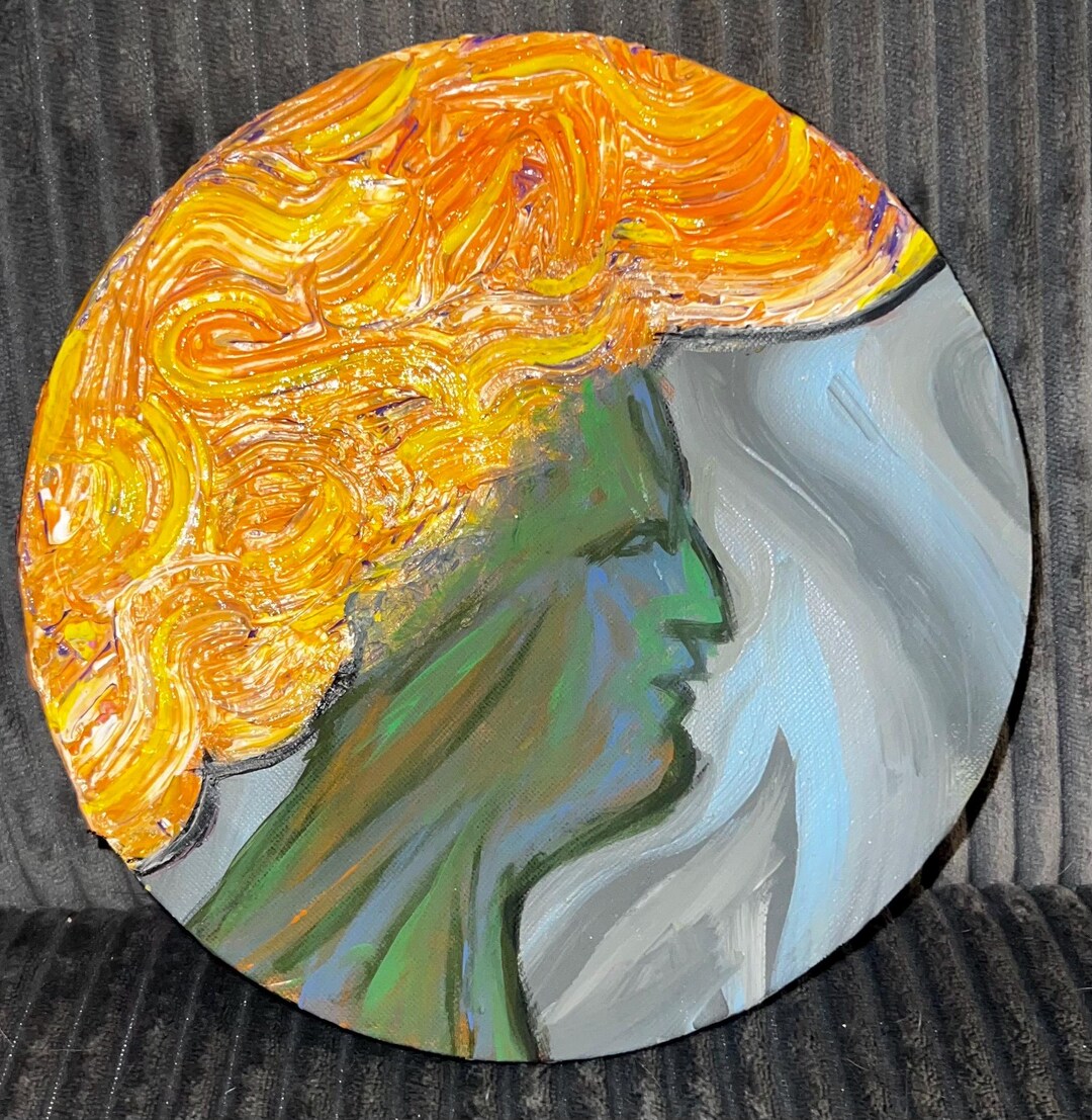 Internal Joy | Textured Acrylic Painting - Etsy