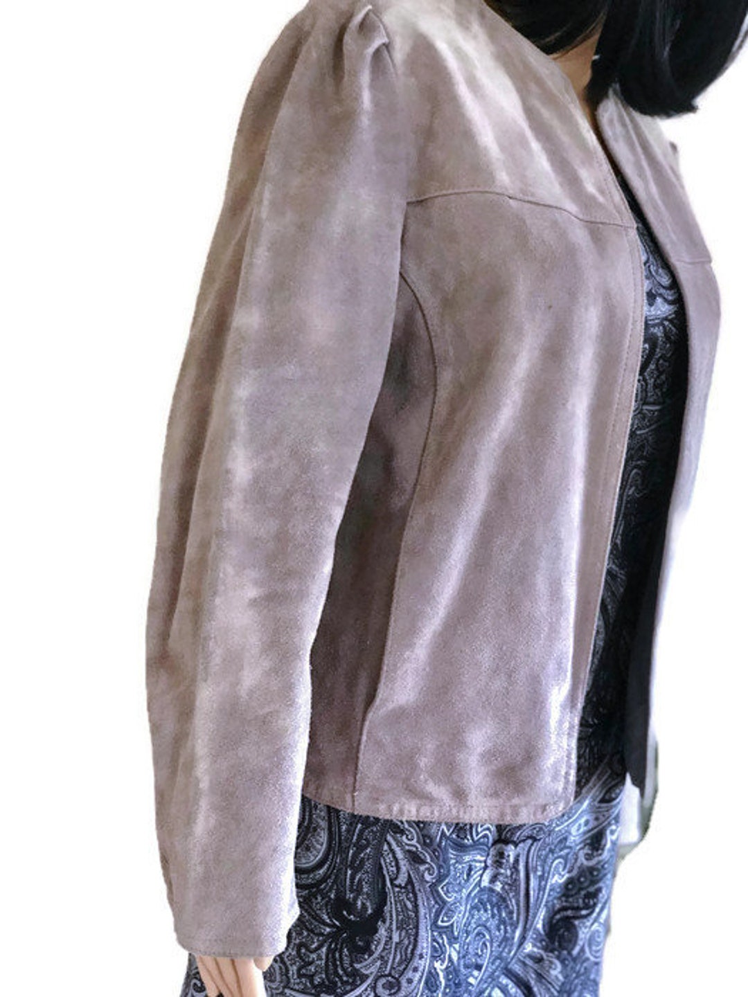 Vintage Objectives, Women's Large, 100% Split Leather Jacket, Suede ...