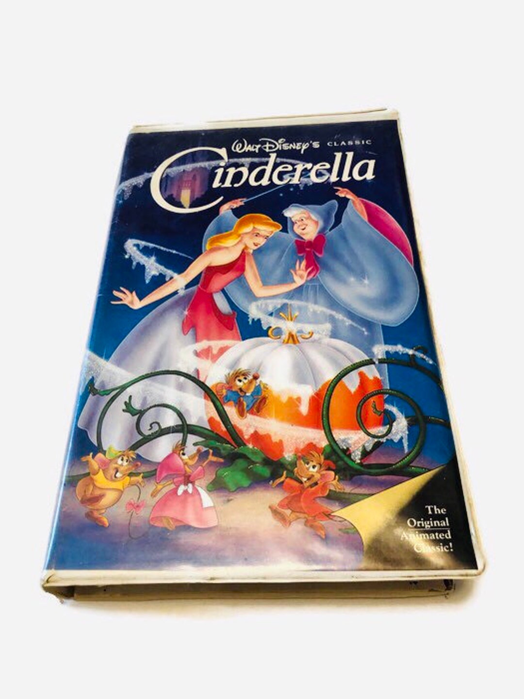 Vintage Cinderella - Walt Disney's Classic, Black Diamond - VHS Tape ...