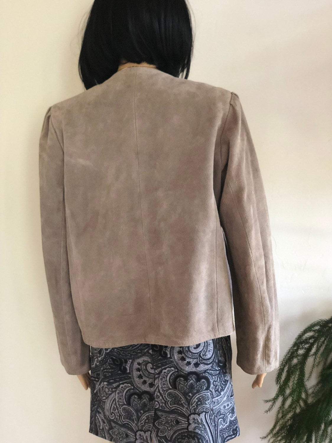 Vintage Objectives, Women's Large, 100% Split Leather Jacket, Suede ...