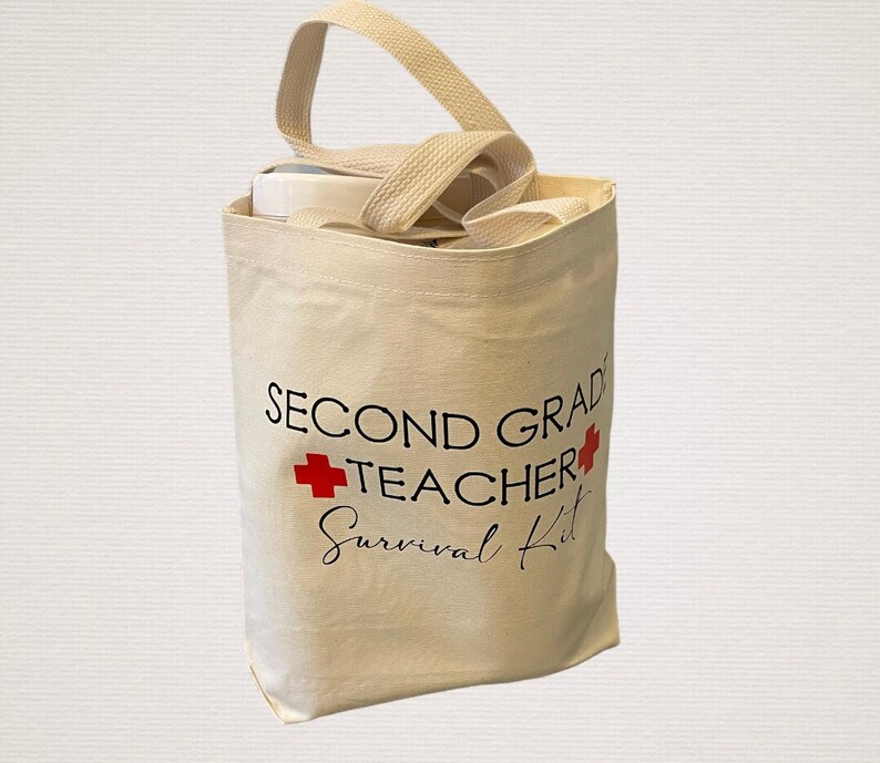 Teachers Back to School survival Kit Tote Bag - Etsy