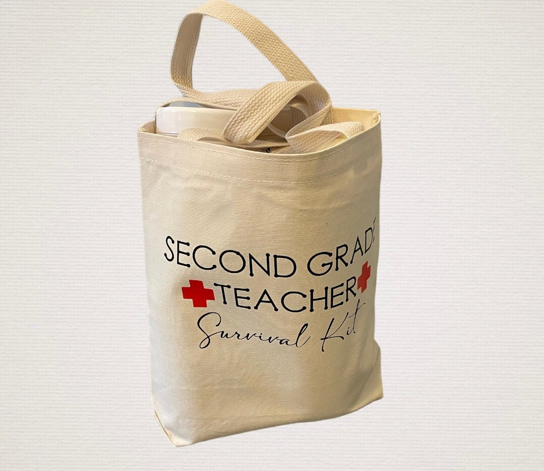 Teachers Back to School survival Kit Tote Bag - Etsy