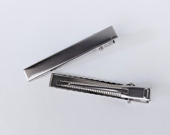 2.35 Flat Alligator Hair Clips With Teeth 24 or 144pcs - Etsy