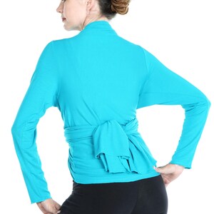 Wrap Top / Yoga Wrap Top / Convertible Top / Wrap Cardigan / Dancer ...