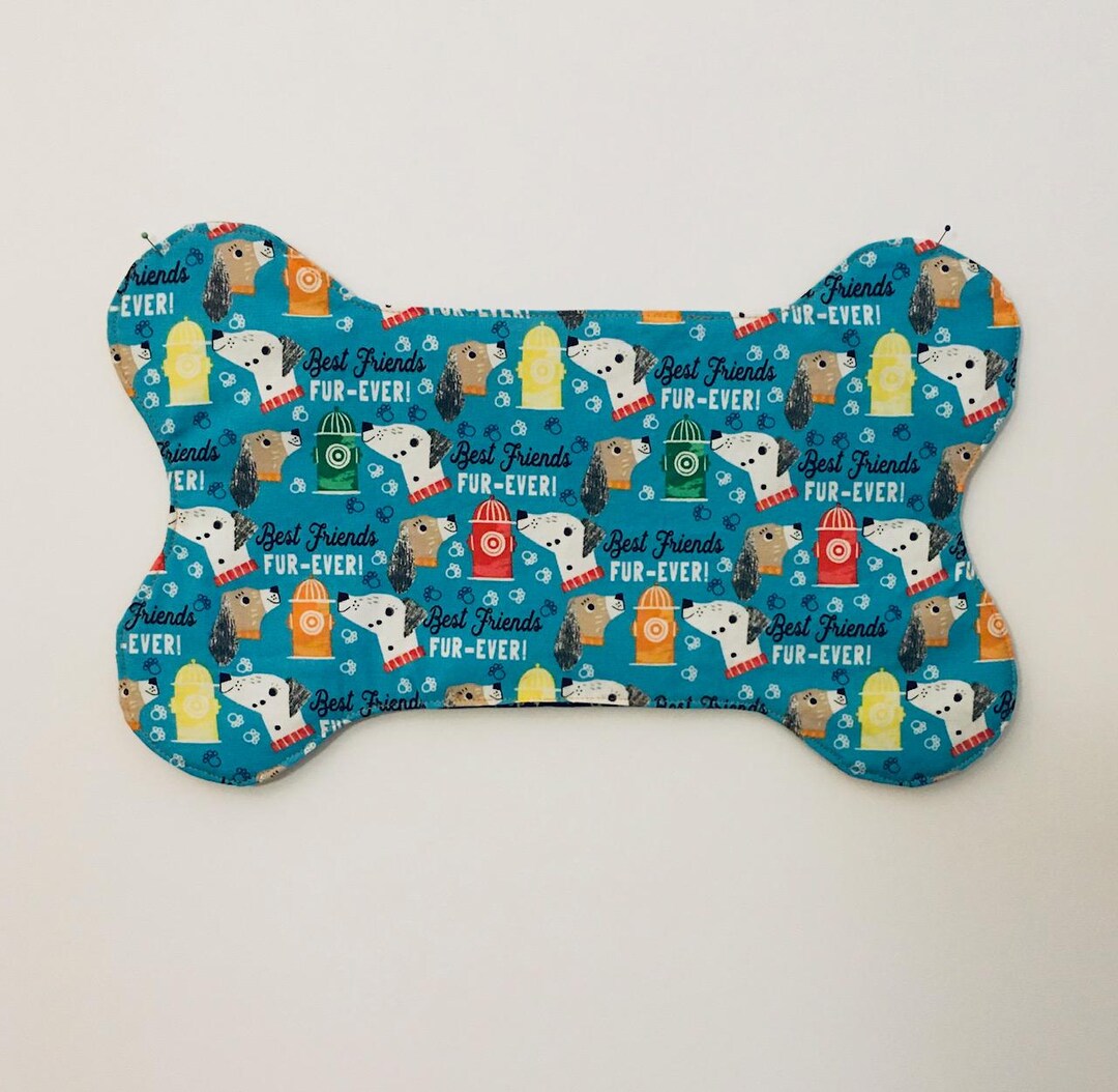 Bone-shaped Pet Food & Water Dish Mat – Small Dog Feeding Mat ...