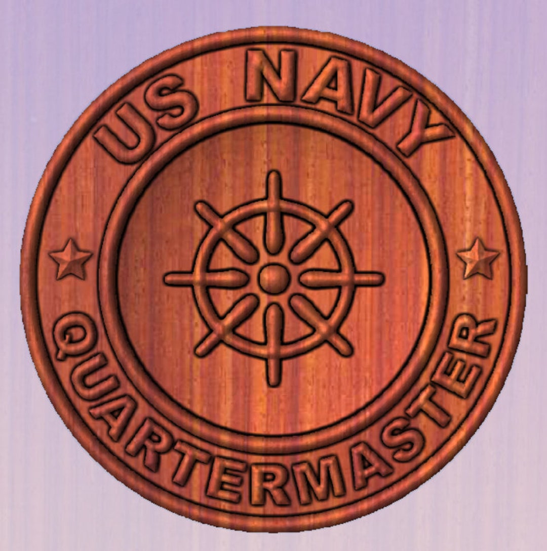 USN Quartermaster Plaque, Stl File - Etsy